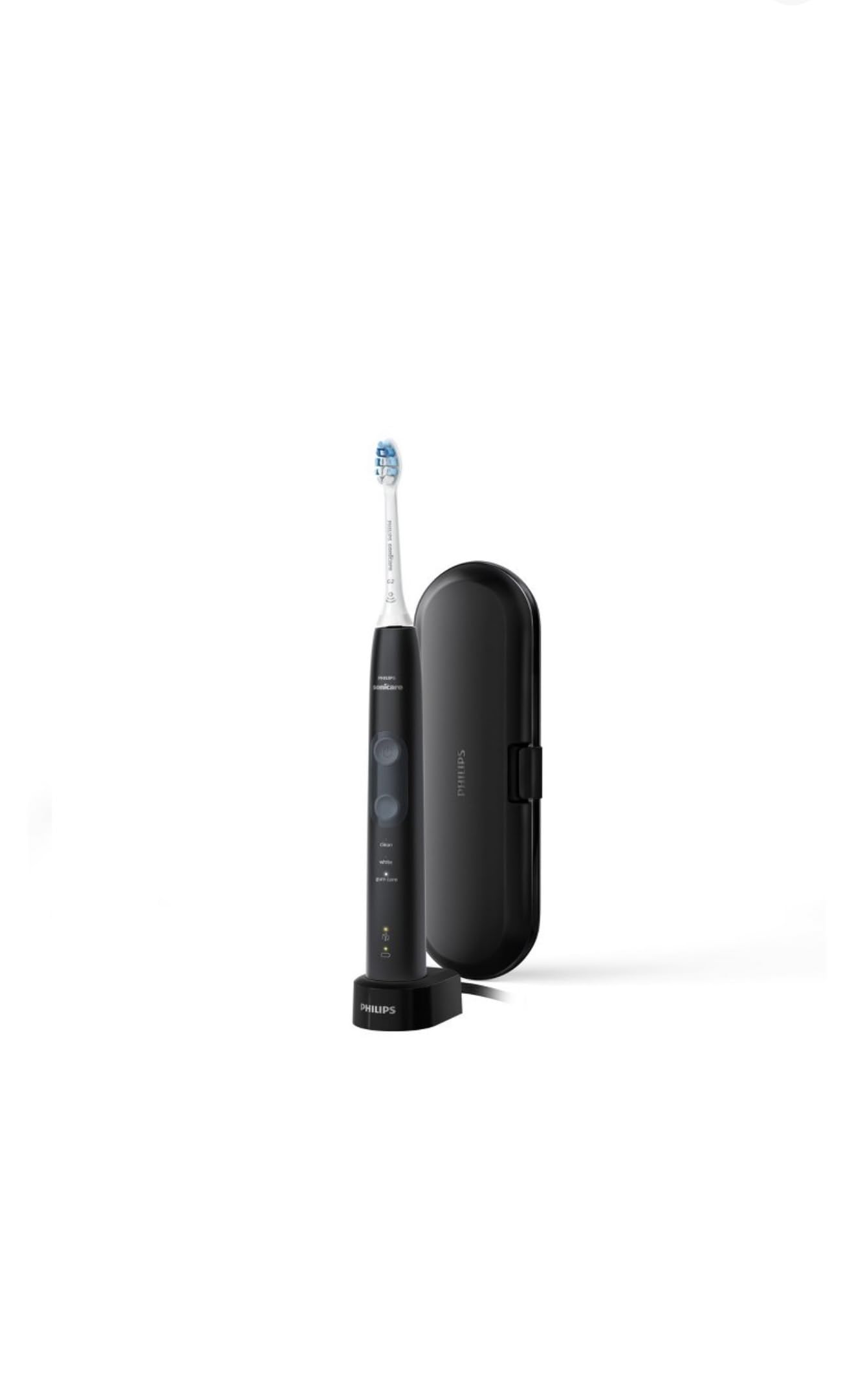 Philips Sonicare ProtectiveClean 5100 HX6850/60 Gum Health Electric Toothbrush with Pressure Sensor, 3 Piece Set