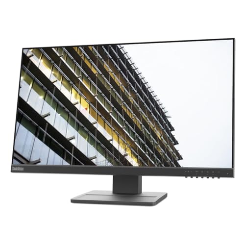 Lenovo ThinkVision E24-28 23.8" Full HD WLED LCD Monitor - 16:9 - Raven Black