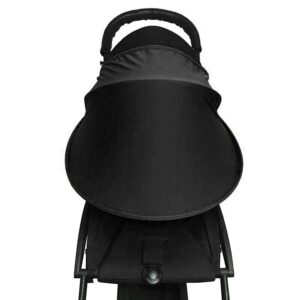 yozumd stroller sun shade baby stroller pram pushchair breathable windproof sun shade visor sunshade canopy cover lightproof black