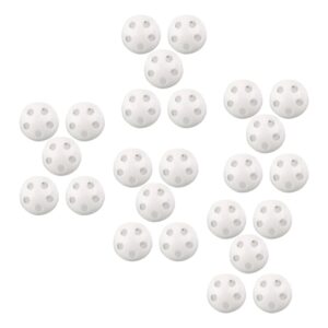 toddmomy 50pcs round doll noise maker repair fix toy - rattle squeaker noise maker replacement rattle insert crafts accessories 24mm