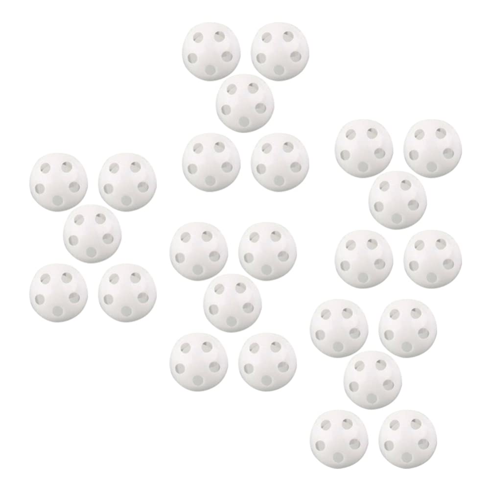 Toddmomy 50Pcs Round Doll Noise Maker Repair Fix Toy - Rattle Squeaker Noise Maker Replacement Rattle Insert Crafts Accessories 24mm