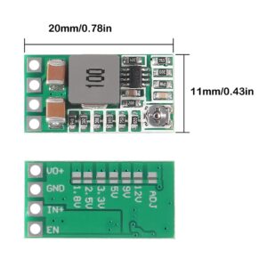 Alinan 12pcs Step-Down Power Supply Module Mini DC-DC 12-24V to 5V 3A Voltage Buck Converter Adjustable 1.8V 2.5V 3.3V 5V 9V 12V