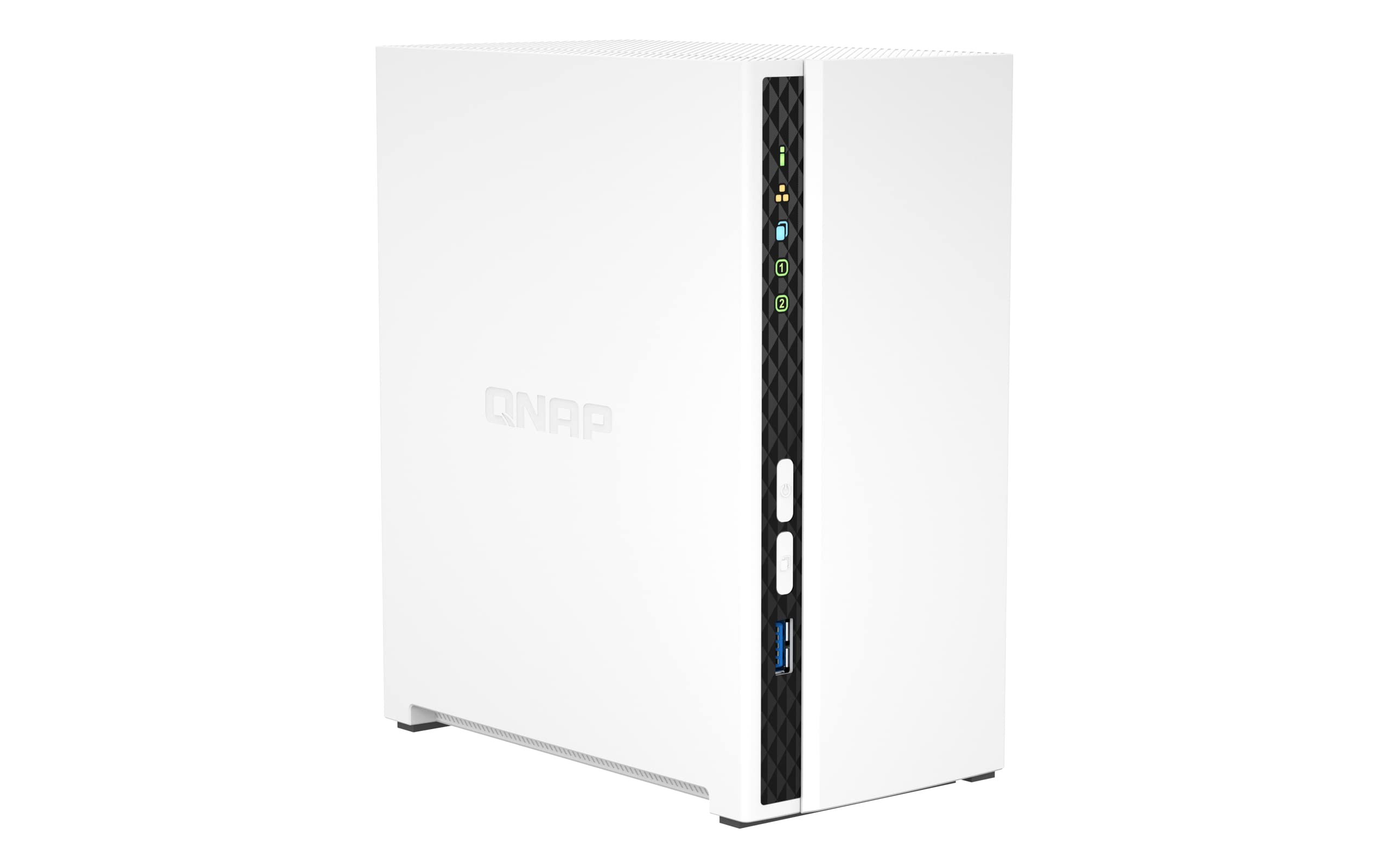 QNAP TS-233-US 2 Bay Affordable Desktop NAS with ARM Cortex-A55 Quad-core Processor and 2 GB RAM