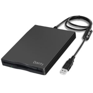 dainty 3.5" external floppy disk reader drive portable 1.44mb fdd for pc windows 98/me/2000/xp/vista/windows 7/8/10,for mac£¬general