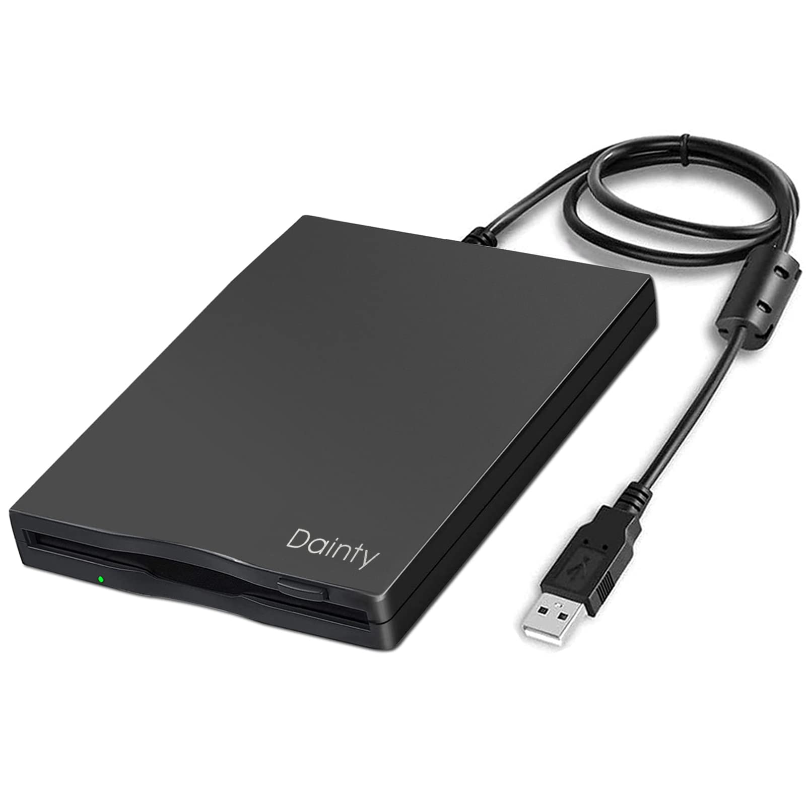 Dainty 3.5" External Floppy Disk Reader Drive Portable 1.44MB FDD for PC Windows 98/ME/2000/XP/Vista/Windows 7/8/10,for Mac£¬General