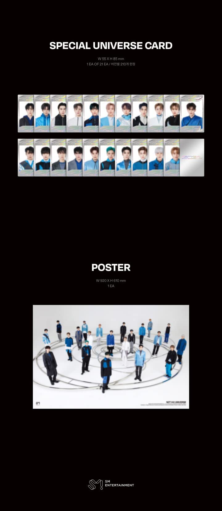 NCT Universe 3rd Album Jewel Case Ten Version CD+16p PhotoBook+12p Lyrics Paper+1p Sticker+1p PhotoCard+1p Universe Card+Message PhotoCard Set+Tracking Kpop Sealed