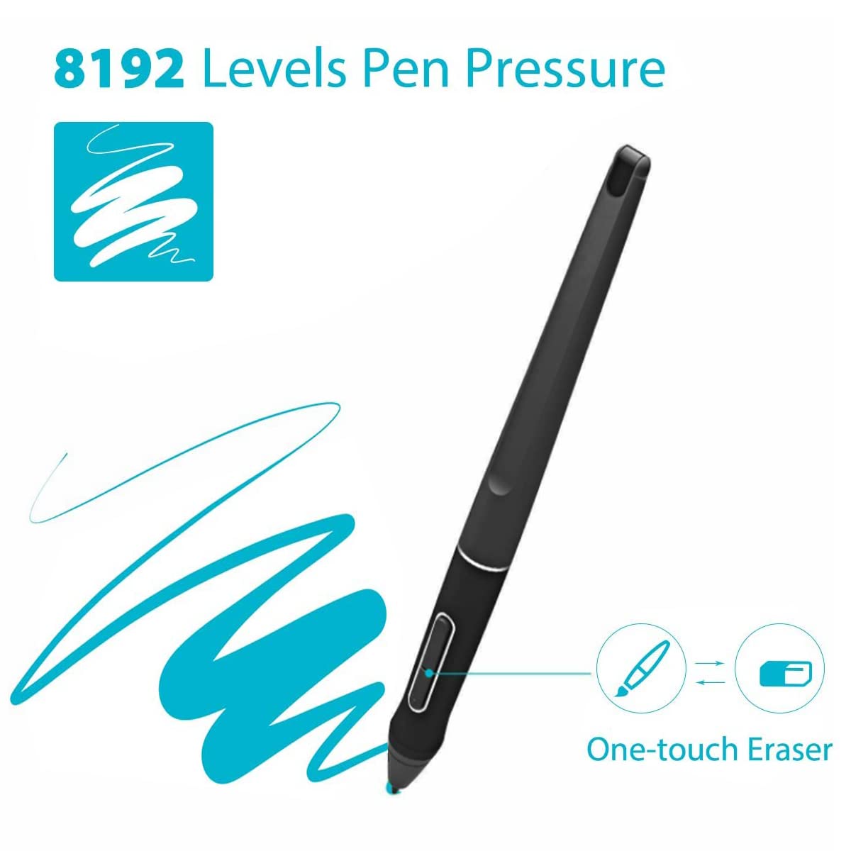 Yoidesu Pen, PW507 Portable Pens for Touch Screens High Sensitivity Digital Tablet for Tablet Pro 12/13/16/16/20