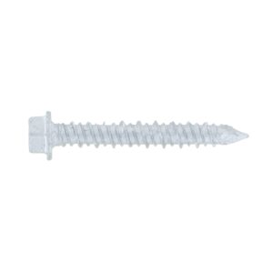 fasteners plus 1/4" x 1-3/4" hex head type 410 stainless steel concrete screws [box of 100]