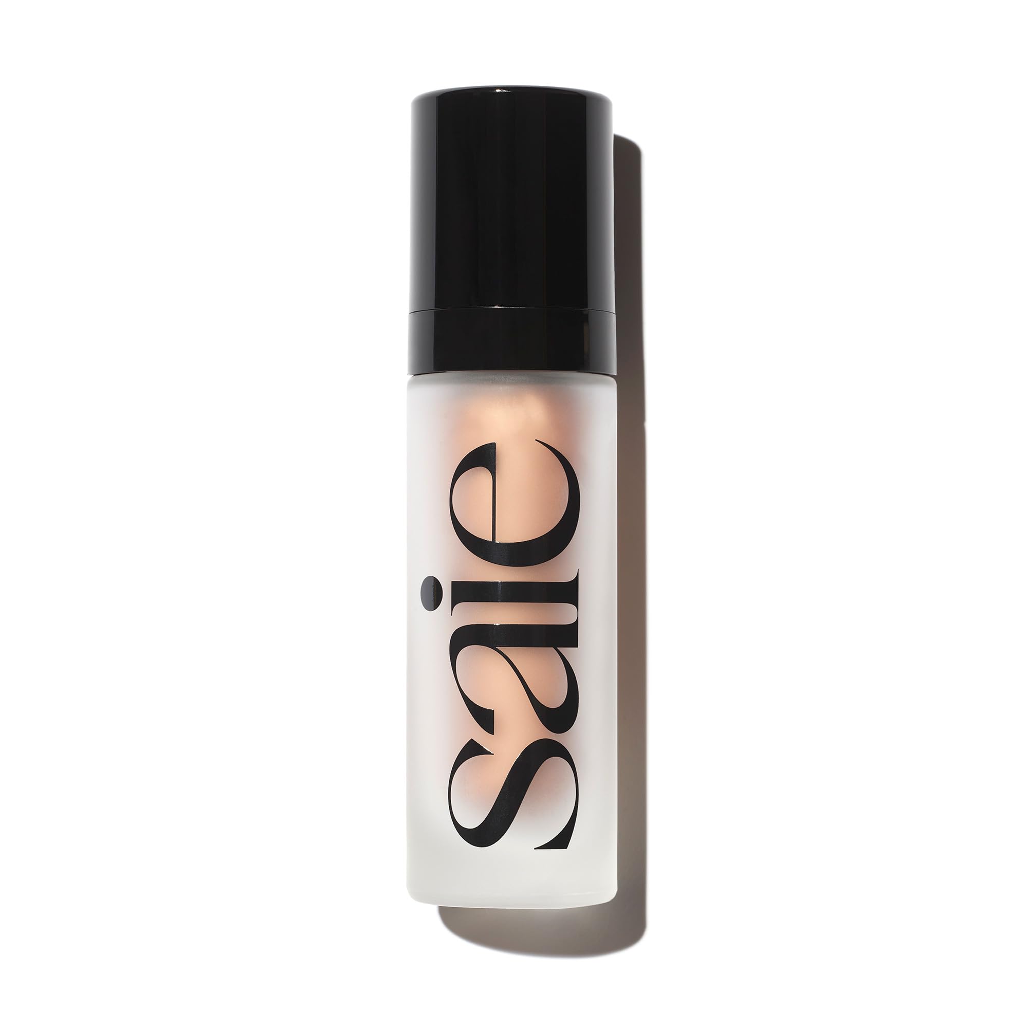 Saie Glowy Super Gel Lightweight Illuminator - Luminizer and Makeup Primer for Glowing Skin - Enriched with Vitamin C + Hydrating Squalane Oil - Travel Size Holiday Gifts - Sunglow (1 oz)