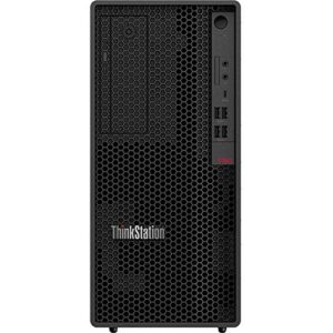 Lenovo ThinkStation P340 30DH00K2US Workstation - 1 x Intel Deca-core (10 Core) i9-10900K 3.70 GHz - 32 GB DDR4 SDRAM RAM - 1 TB SSD - Tower - Raven Black - Windows 10 Pro 64-bit - NVIDIA Quadro P2200