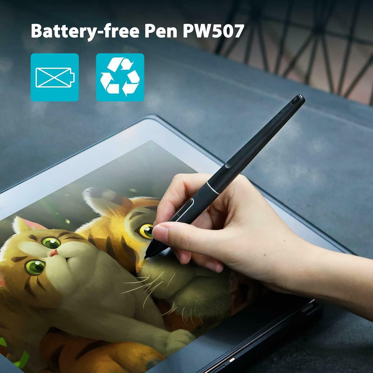 Yoidesu Pen, PW507 Portable Pens for Touch Screens High Sensitivity Digital Tablet for Tablet Pro 12/13/16/16/20