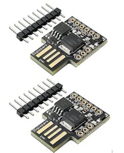 redtagcanada digispark kickstarter compatible general micro usb development board for attiny85 for arduino description, with connector pins (2 pieces usb development board)