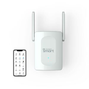 atomi smart wifi 2.4ghz converter - quick and easy setup, compact, portable, dual antennas, universal compatibility, easily connect your atomi smart devices, uninterrupted connection