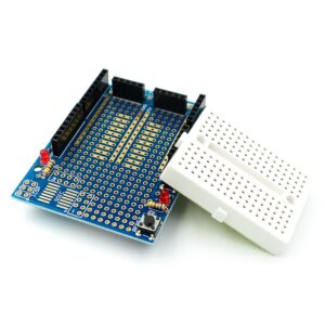 UNO R3 Proto Shield Prototype Expansion Board with SYB-170 Mini Breadboard Based for Arduino UNO R3 ProtoShield 4PCS