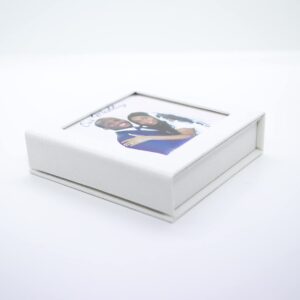 USB Flash Drive Box with Photo (White)