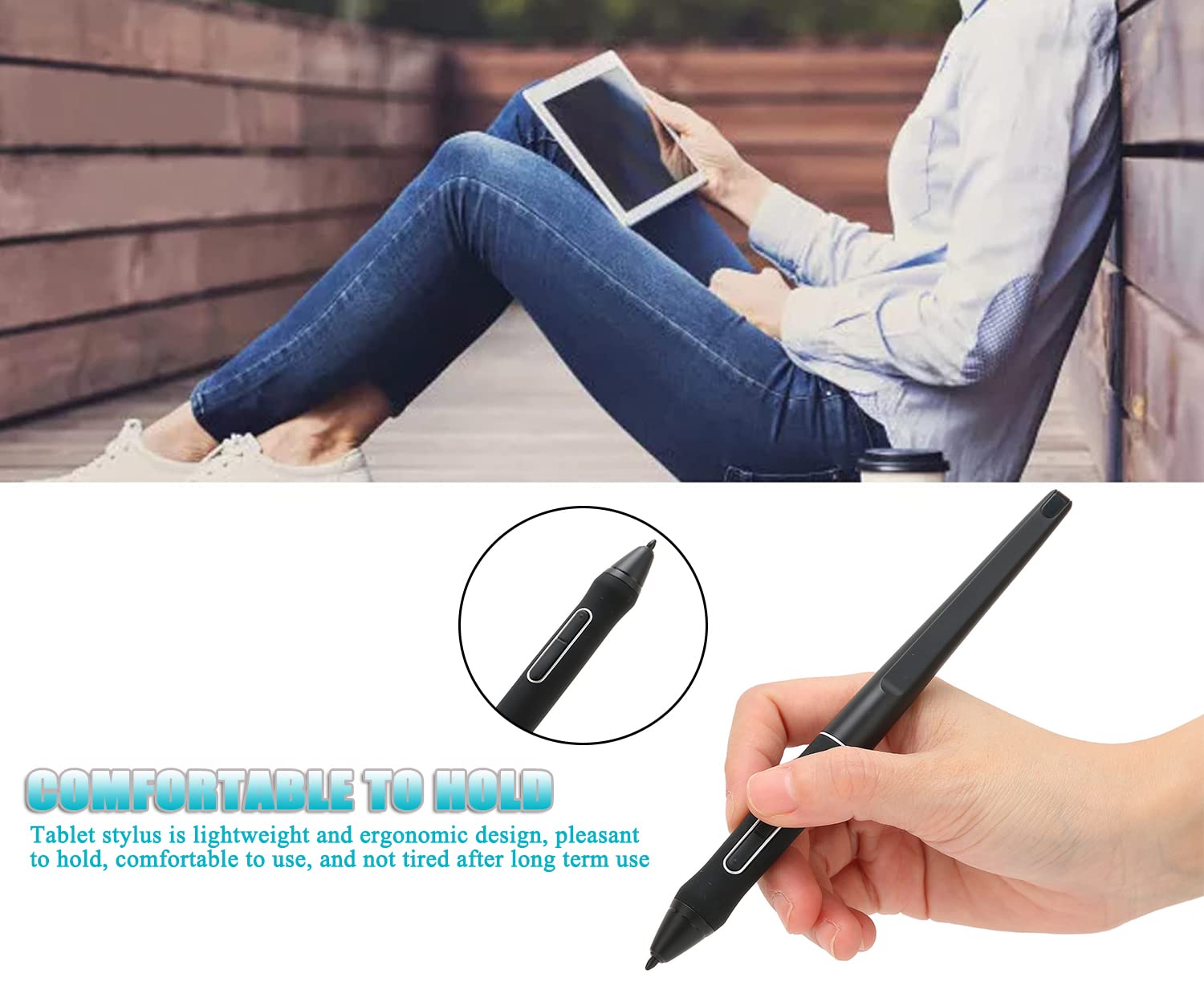 Yoidesu Pen, PW507 Portable Pens for Touch Screens High Sensitivity Digital Tablet for Tablet Pro 12/13/16/16/20