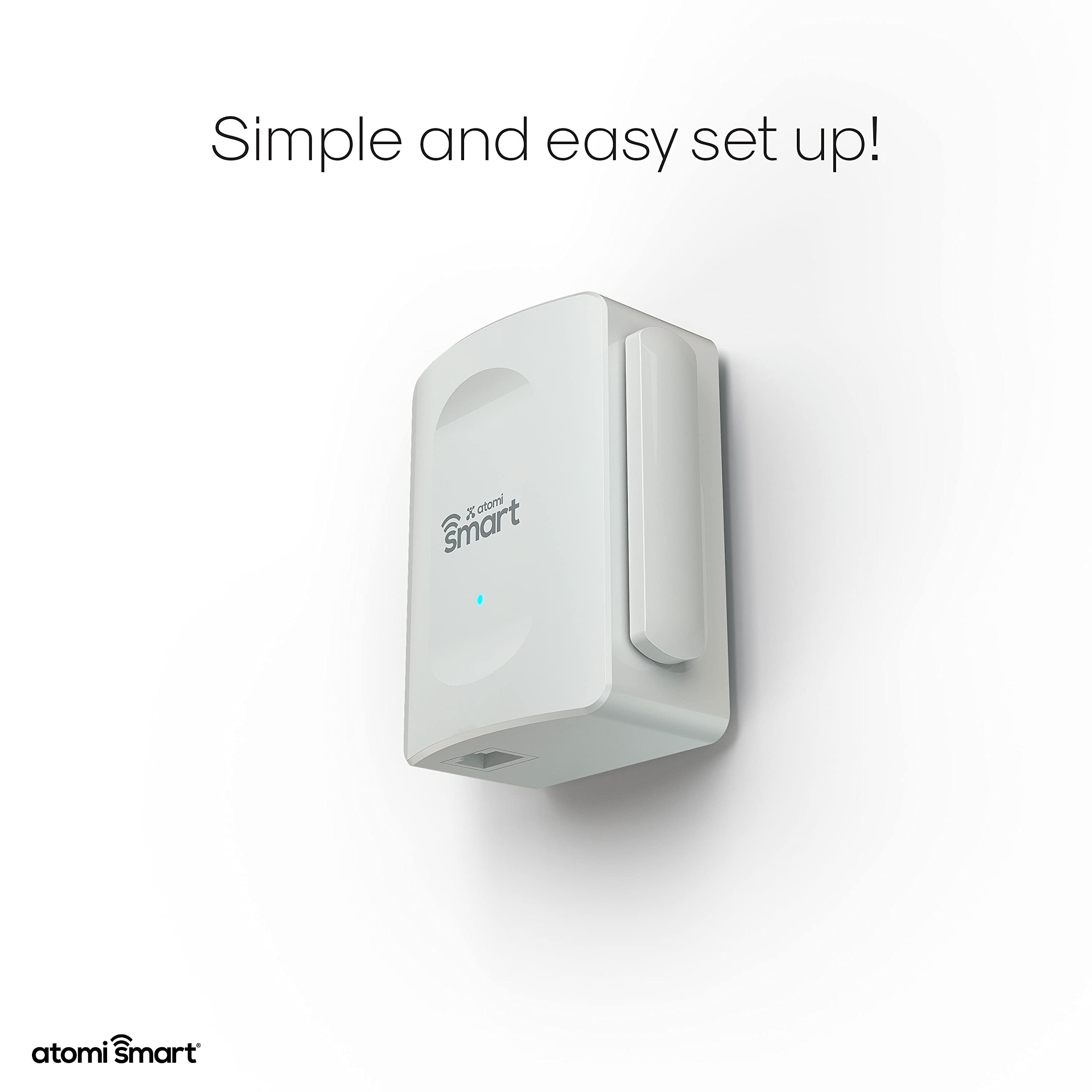 Atomi Smart WiFi 2.4GHz Converter - Quick and Easy Setup, Compact, Portable, Dual Antennas, Universal Compatibility, Easily Connect your Atomi Smart Devices, Uninterrupted Connection