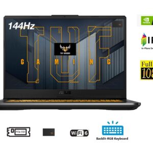 ASUS 2022 Latest TUF F17 Flagship Gaming Laptop: 17.3" FHD 144Hz IPS Display, Intel Gaming H Core i5-11260H, 32GB RAM, 3TB NVMe SSD, 4GB Gefore RTX 3050, WiFi-6, Backlit-KYB, DTS Audio, Win10H, T.F