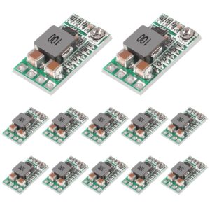 alinan 12pcs step-down power supply module mini dc-dc 12-24v to 5v 3a voltage buck converter adjustable 1.8v 2.5v 3.3v 5v 9v 12v