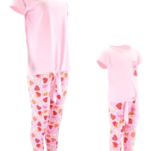 Unique Baby Mommy and Me Valentines Day Heart Cookie Matching Outfits (Md, Pink)