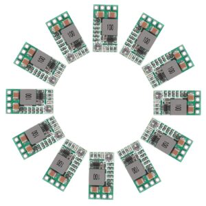 Alinan 12pcs Step-Down Power Supply Module Mini DC-DC 12-24V to 5V 3A Voltage Buck Converter Adjustable 1.8V 2.5V 3.3V 5V 9V 12V