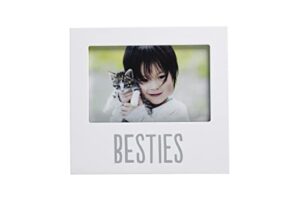 pearhead besties frame, pet keepsake picture frame, baby girl nursery décor, baby boy nursery décor, 1 count (pack of 1)