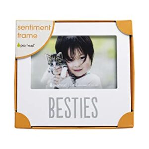 Pearhead Besties Frame, Pet Keepsake Picture Frame, Baby Girl Nursery Décor, Baby Boy Nursery Décor, 1 Count (Pack of 1)