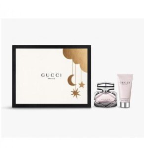 gucci bamboo 2 piece set for women edp spray 1 oz, perfume body lotion 1.6 oz