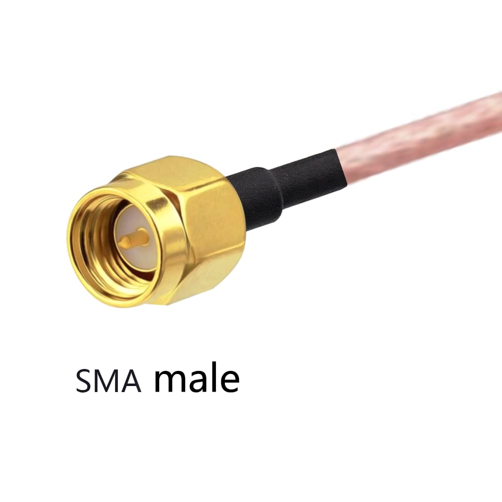 POBADY SMA Antenna Extension Cable SMA Male to SMA Male Pigtail Cable WLAN Antenna Cable RG316 23.6"/60CM for WiFi Wireless Network 2G 3G 5G Antenna Router GSM Bluetooth WLAN LAN