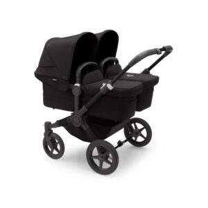 Bugaboo Donkey 5 Bassinet Fabric Complete - Newborn Twin Stroller Accessory - Midnight Black