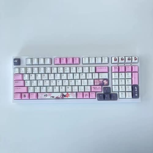 Two-Dimensional PBT Sublimation Original Factory extensive Universal Mechanical keycaps (Midouzi keycap 135 Keys)