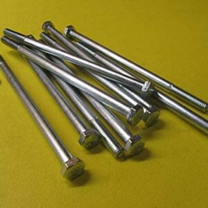 8.8 Zinc Steel Bolts PT M8 x 1.25 mm x 160 mm Long 10 pcs