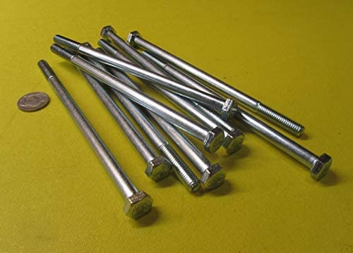 8.8 Zinc Steel Bolts PT M8 x 1.25 mm x 160 mm Long 10 pcs