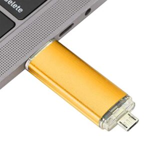 Micro USB Drive, Compact Shape High‑Speed Pen Drive with OTG Plug for Smart Phones for Computer(128GB)