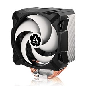 arctic freezer i35 - single tower cpu cooler, intel specific, pressure optimized 120 mm p-fan, 0–1800 rpm, 4 heat pipes, incl. mx-5 thermal paste - black