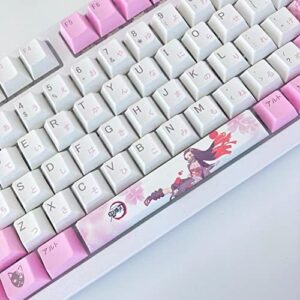 Two-Dimensional PBT Sublimation Original Factory extensive Universal Mechanical keycaps (Midouzi keycap 135 Keys)