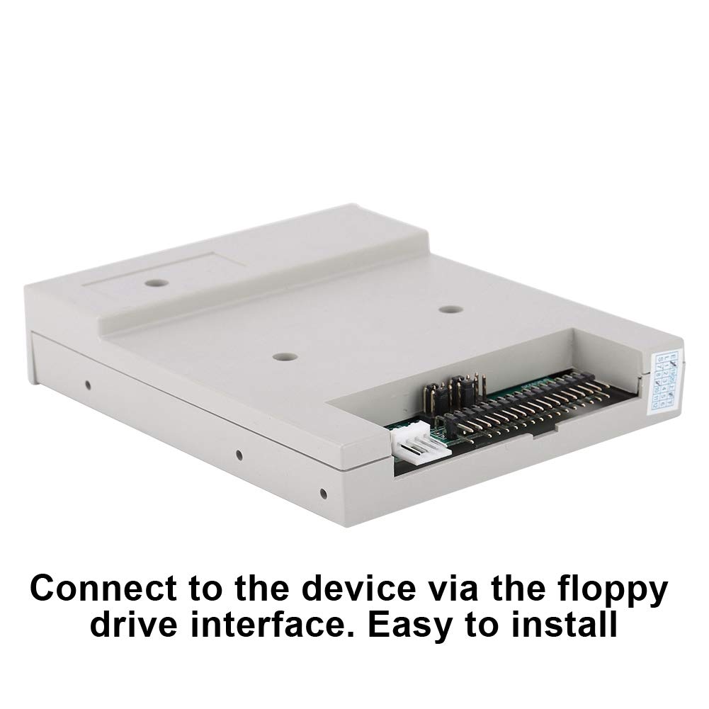 Sanpyl Portable Drive Emulator, SFRM72-FU 32 Bit CPU Design USB SSD 720KB Floppy Drive, with CD and Screw Bag, for Data Storage, for Tajima Happiness