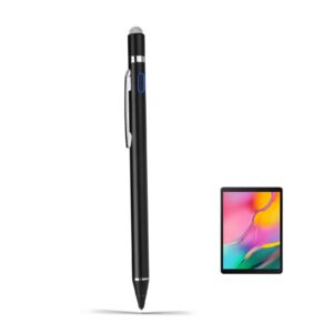 stylus for samsung galaxy tab a 10.1/10.5/8 inch pencil, evach rechargeable digital pencil with 1.5mm ultra fine tip stylist pens for samsung galaxy tab a 10.1/10.5/8 inch,black