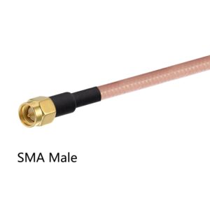 POBADY SMA Antenna Extension Cable SMA Male to SMA Male Pigtail Cable WLAN Antenna Cable RG400 10ft/3m for WiFi Wireless Network 2G 3G 4G Antenna Router GSM Bluetooth WLAN LAN