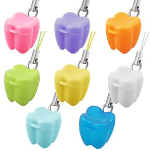 ioffersuper 50-piece tooth saver necklaces, tooth necklace little box for lost teeth, milk teeth storage cases for children tooth fairy bag school classroom party supply