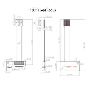 USB 2.0 Webcam Board, MJPG YUY2 Wide Angle Camera Module Strong Compatibility 1/4in OV5693 CMOS for Advertising Machine for Notebook