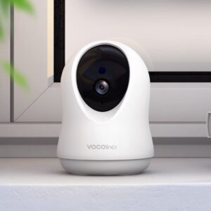 VOCOlinc Indoor Security Camera, 1080P Camera, Camera for Home Security/Baby Monitor/Pets, Pan/Tilt IP Camera with Night Vision, 2-Way Audio, Works with Apple Home HomeKit ONLY