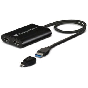 sonnet displaylink dual 4k hdmi adapter