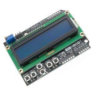 1602 lcd keypad shield 1602 lcd expansion shield board blue backlight 4.5-5.5v for arduino duemilanove robot 1pcs