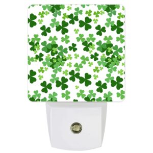 night lights energy-saving lamps for bedroom,st. patrick's day lucky shamrocks,plug in nightlights with auto dusk to dawn sensor