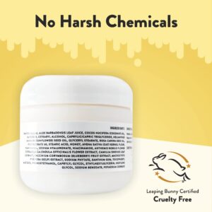 ECZEMA HONEY Soothing Facial Cream - Eczema Lotion for Face, Eyelids, Lips, and More - Natural Dry Skin Repair (2 Oz)