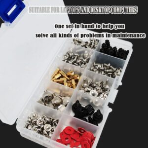 M6 Notebook Desktop Computer Screw Set Repair Assembly Screws for Motherboard Chassis Hard Drives(231pcs)