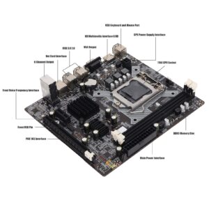 Gaming Motherboard, CPU LGA 1150 Socket Computer Motherboards, DDR3 1600/1333/1066 MHz Memory, Integrated Chip Sound Card, Network Card, Gaming Mainrboard for Desktop Computers