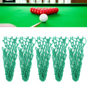 Shanrya Pool Table Pockets, Billiards Mesh Pockets, Nylon for Beginner Billiard Lovers