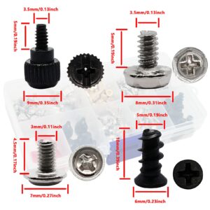 M6 Notebook Desktop Computer Screw Set Repair Assembly Screws for Motherboard Chassis Hard Drives(231pcs)